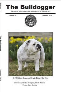 Bulldogger Commercial Advertising - The Bulldog Club of America